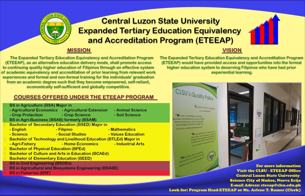 Featured School-CLSU – ETEEAP