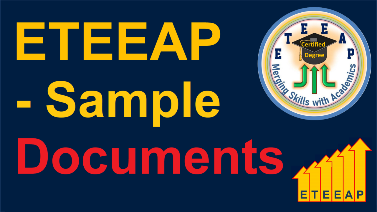 Sample Documents – ETEEAP