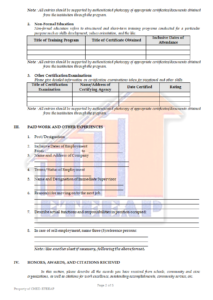 Application Form – ETEEAP