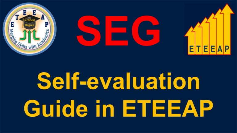 Self-Evaluation Guide – ETEEAP