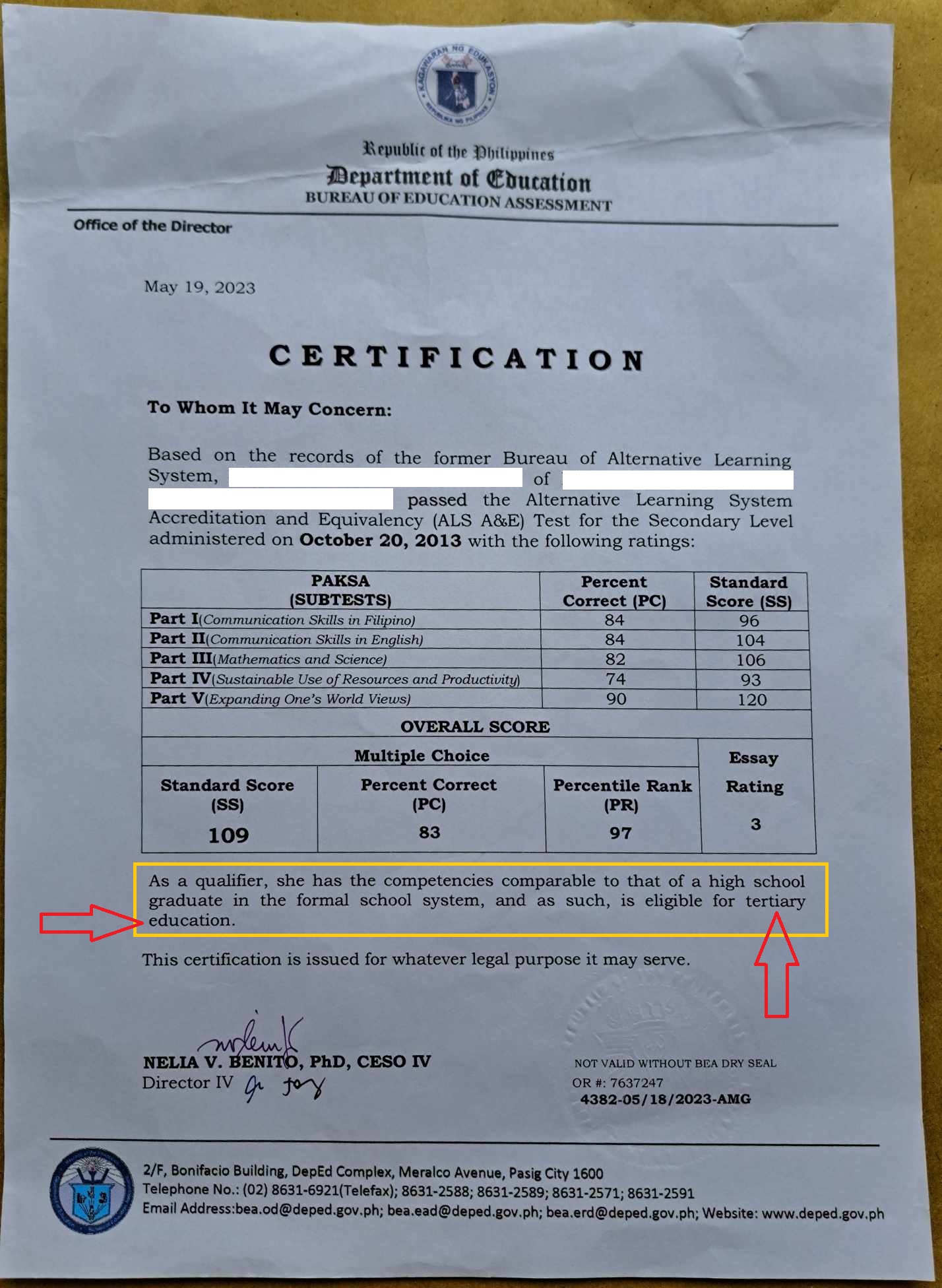 ALS Graduates – ETEEAP