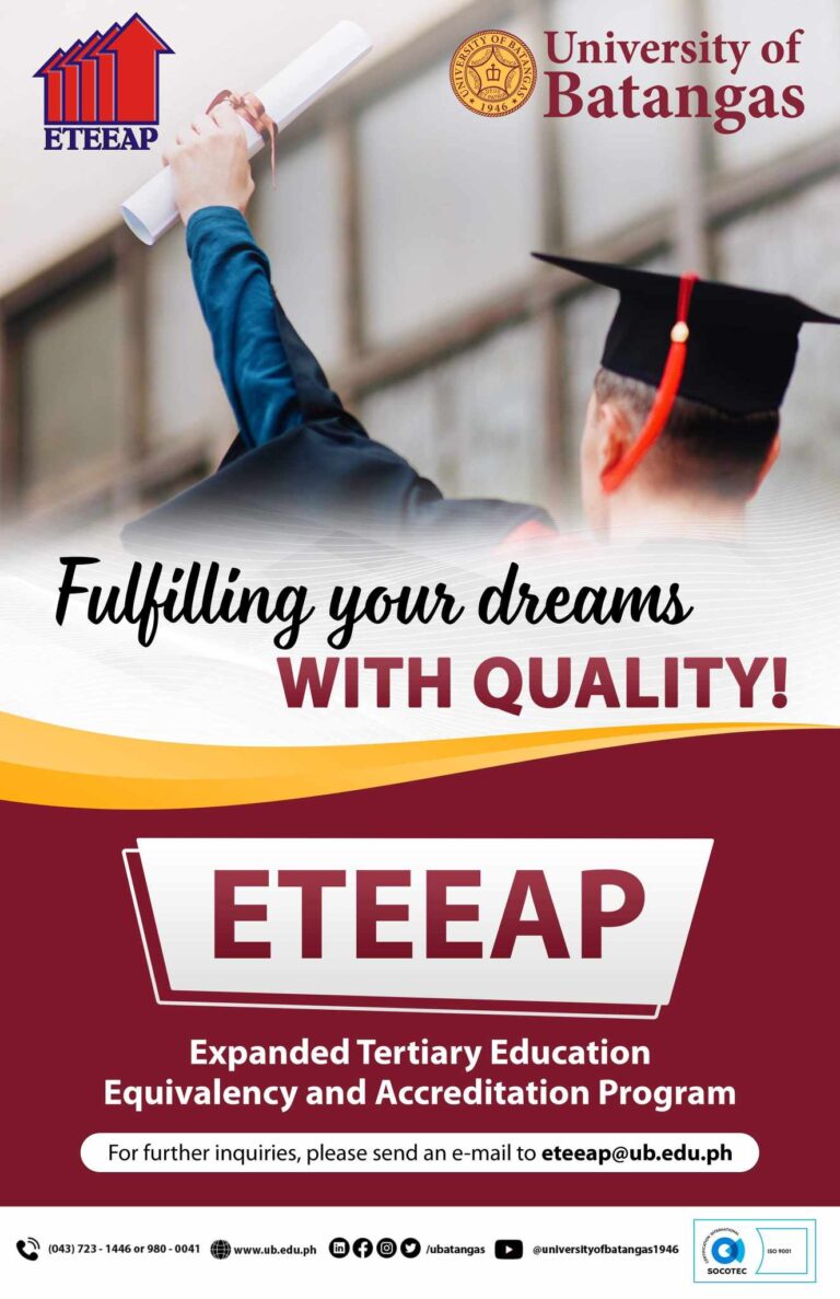 University of Batangas – ETEEAP