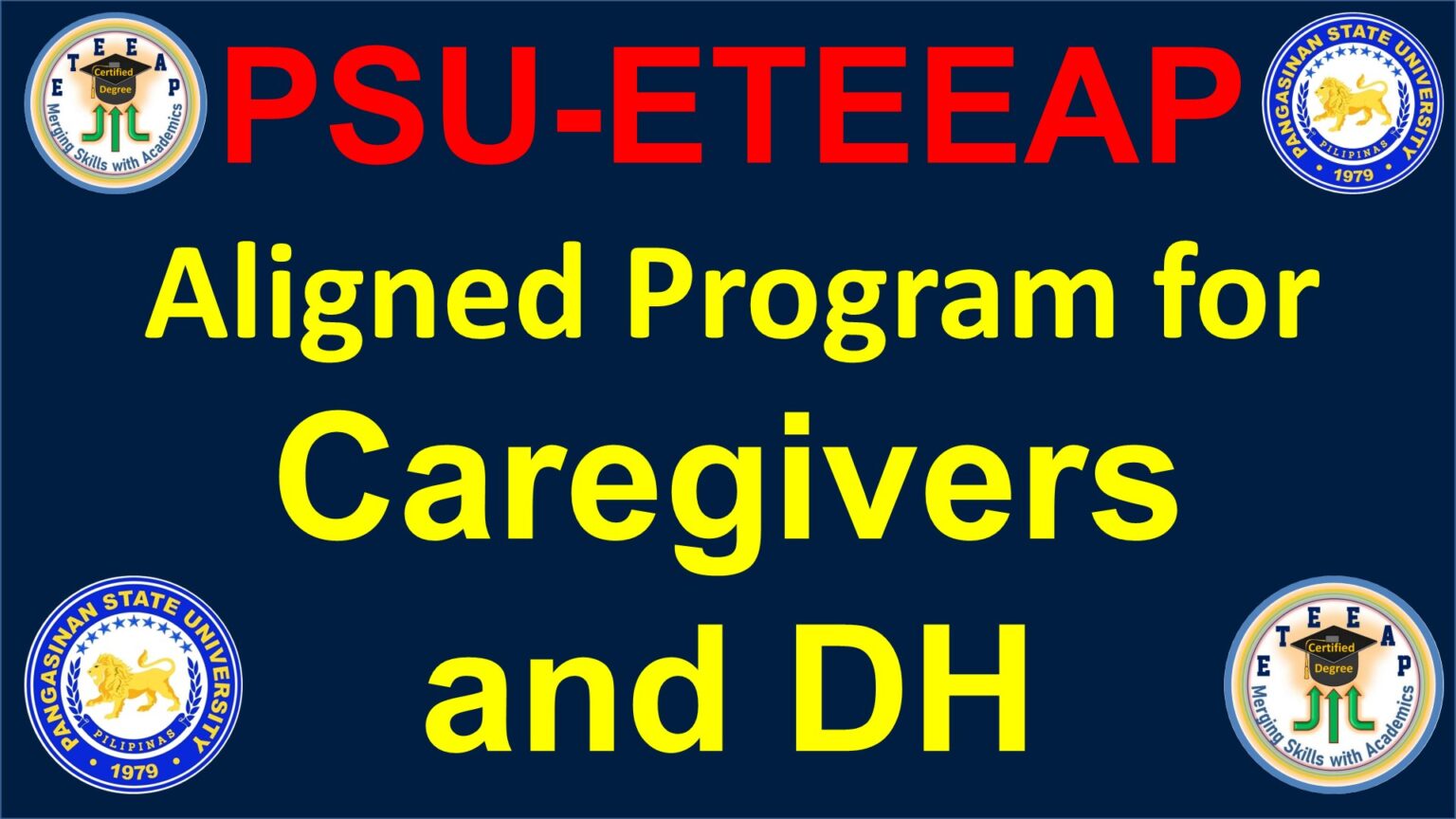 PSU ETEEAP DH Aligned Program – ETEEAP